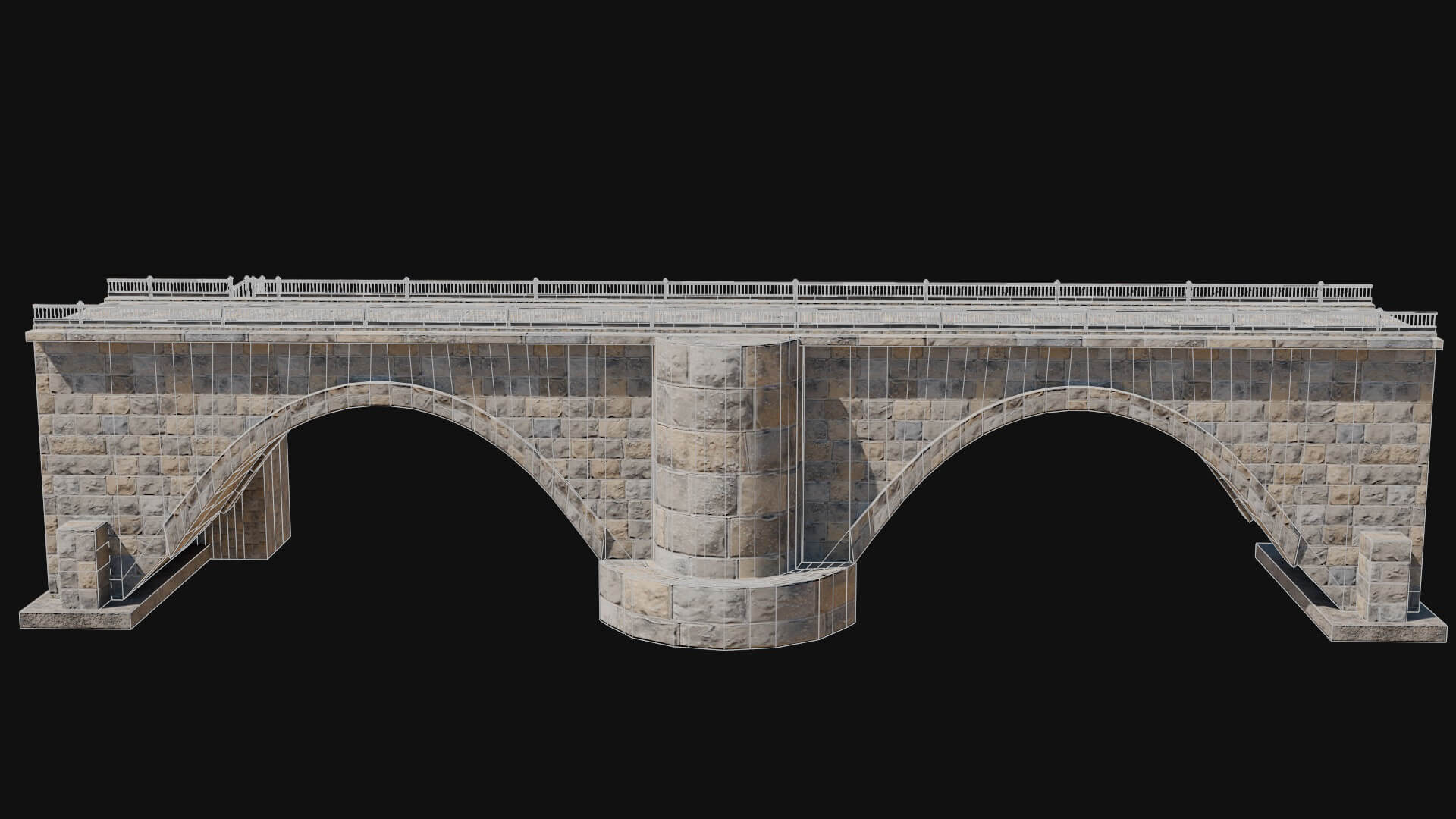 Monumental Castle Bridges Collection - 3D Model by Enterables
