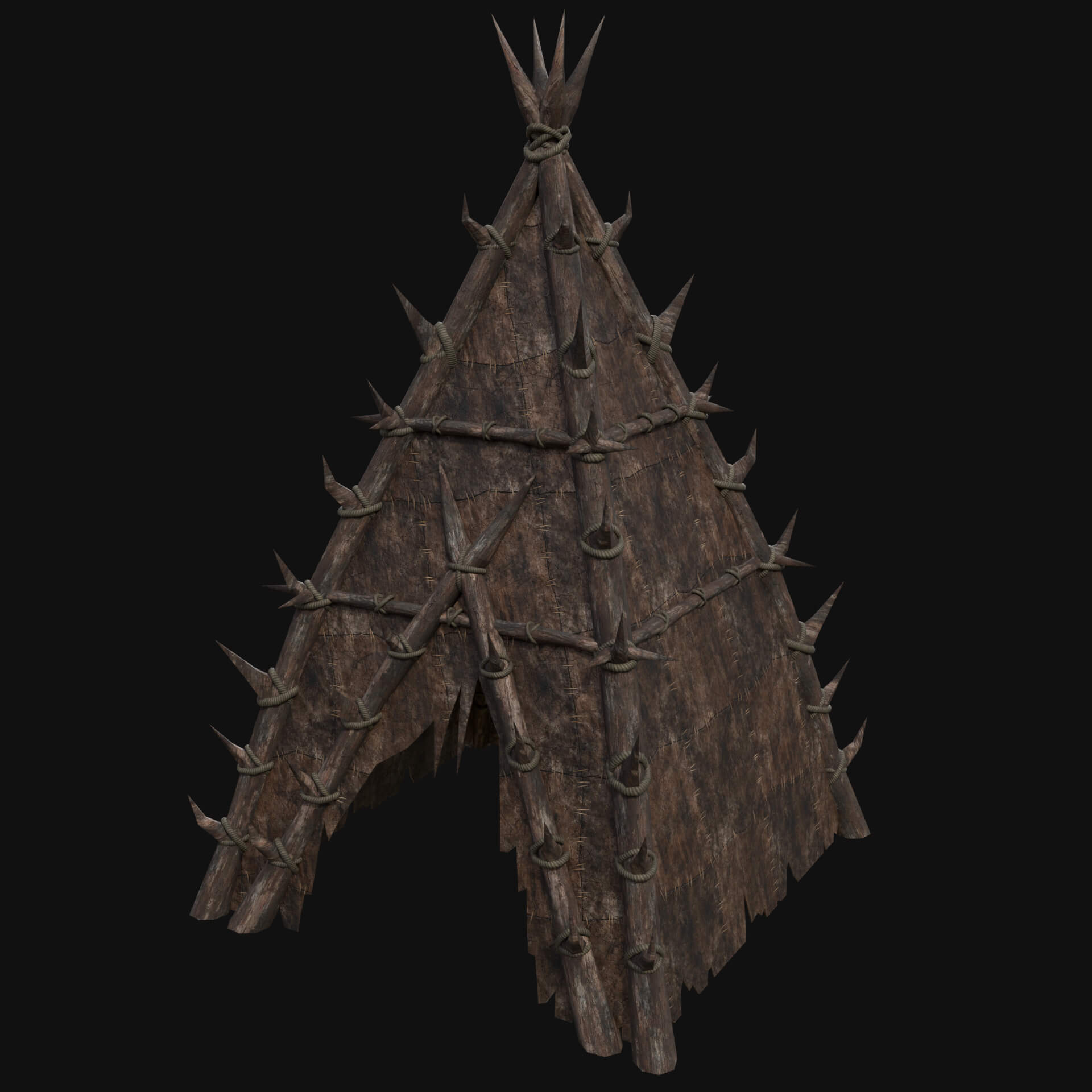 Orcish Barbarian Tents Collection - 3D Model by Enterables