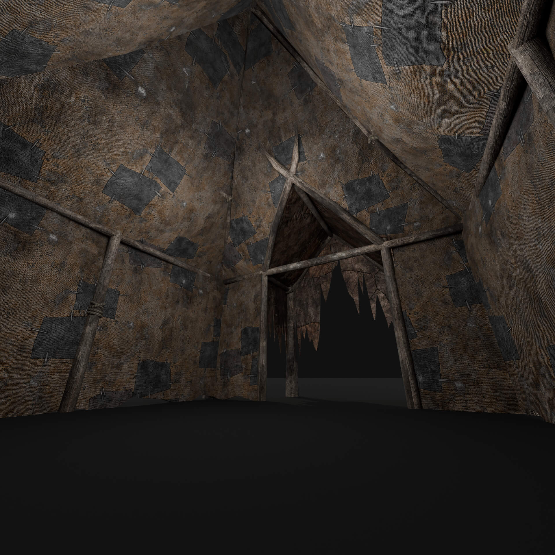 Orcish Barbarian Tents Collection - 3D Model by Enterables