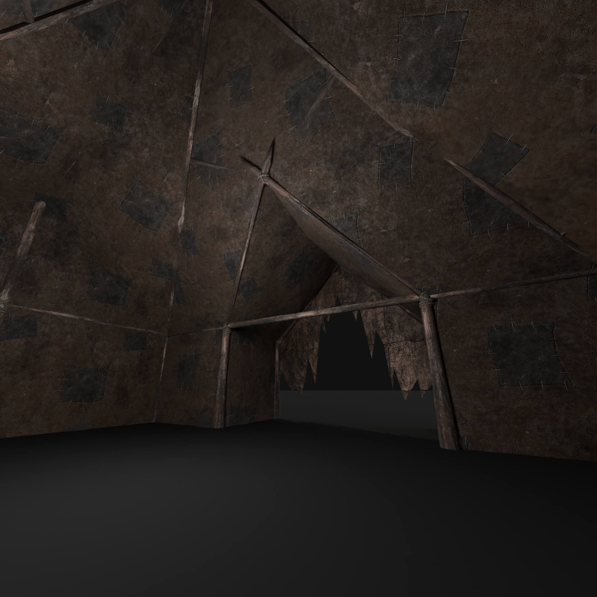 Orcish Barbarian Tents Collection - 3D Model by Enterables
