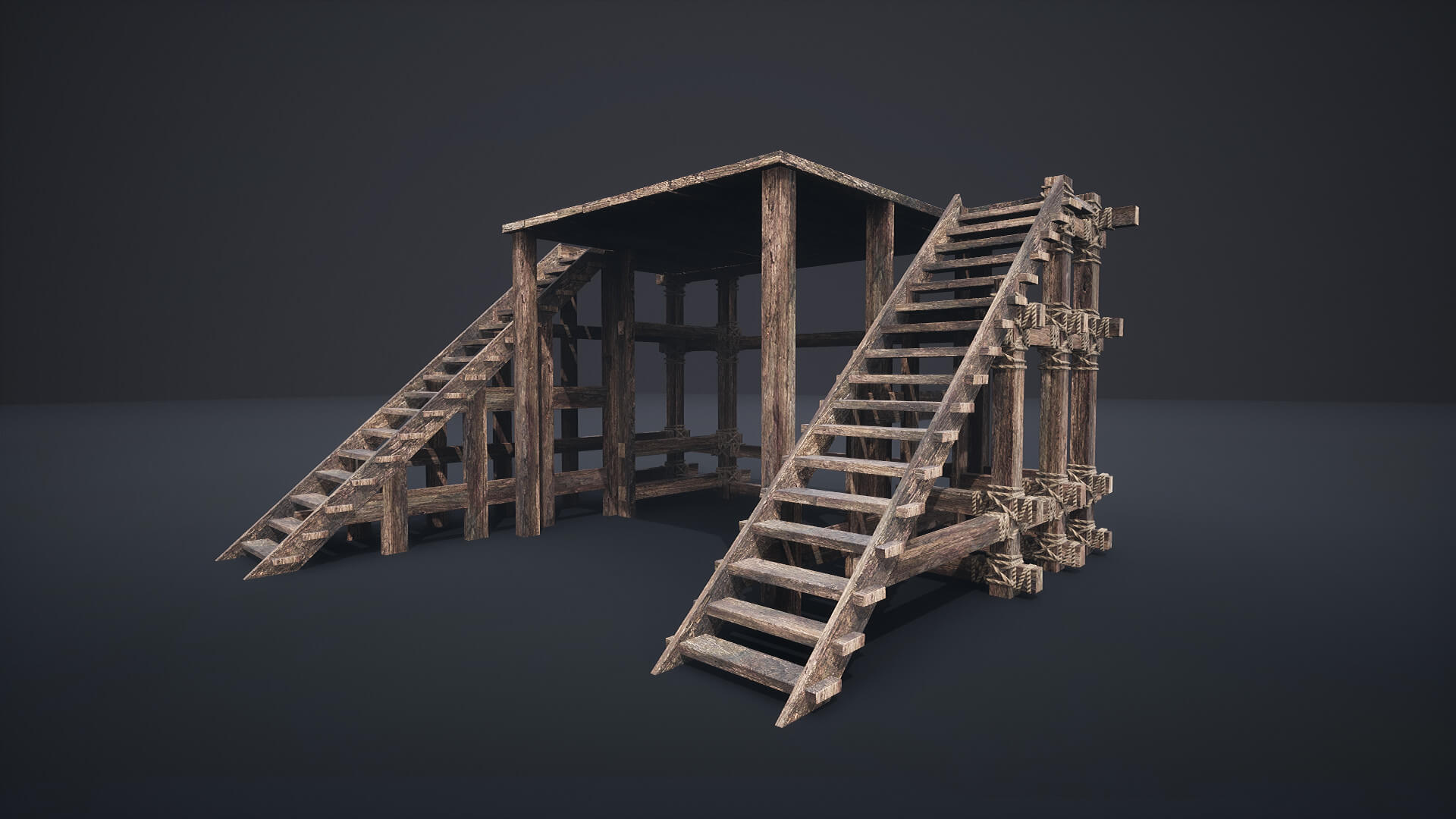 Pier Watchtower Platform - 3D Model by Enterables