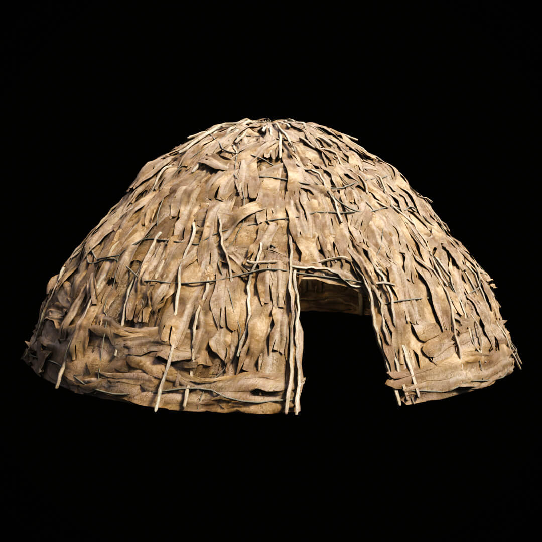 Primitive African Primal Huts Shelter House Collection - 3D Model by ...
