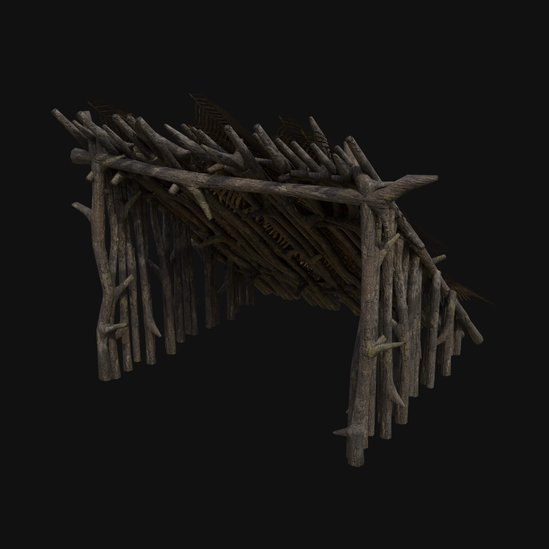 Primitive Shelters Collection - 3D Model by Enterables