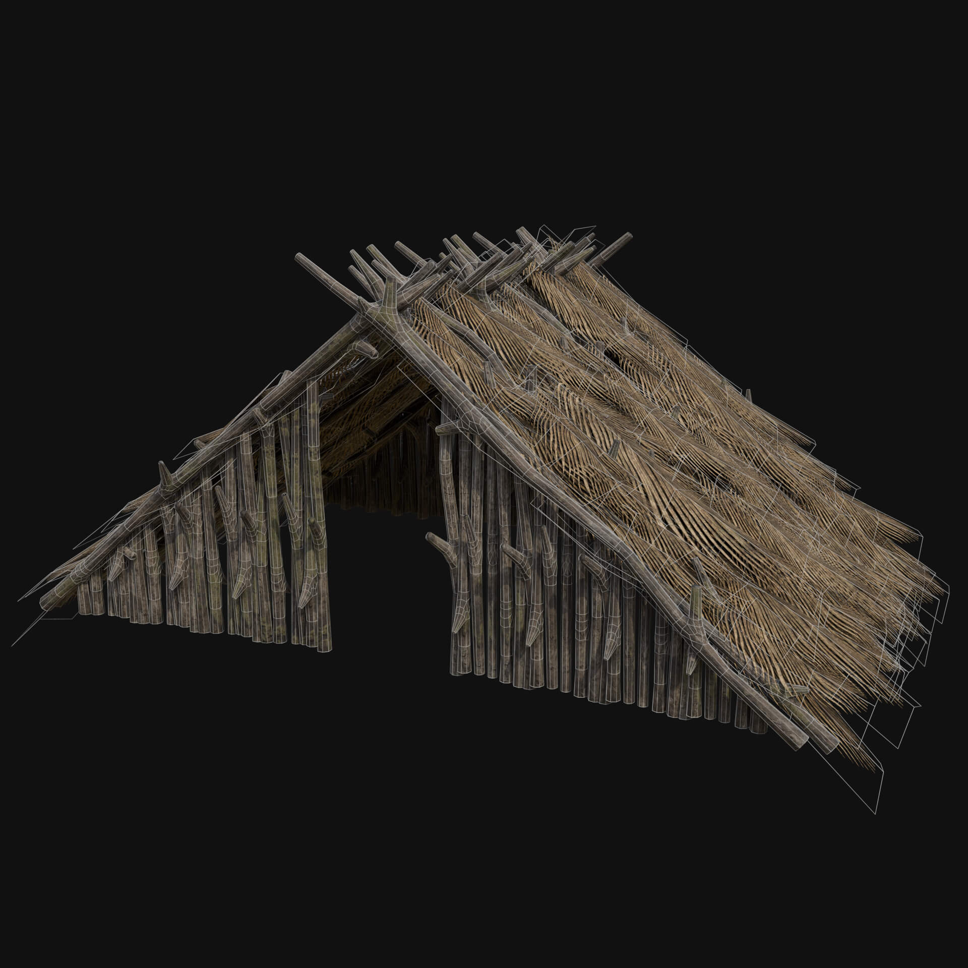 Primitive Shelters Collection - 3D Model by Enterables