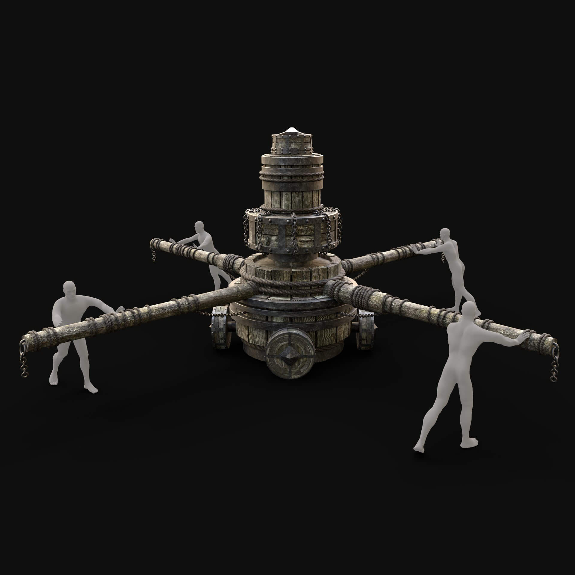 Quarry Mill Rock Crusher Machine - 3D Model by Enterables
