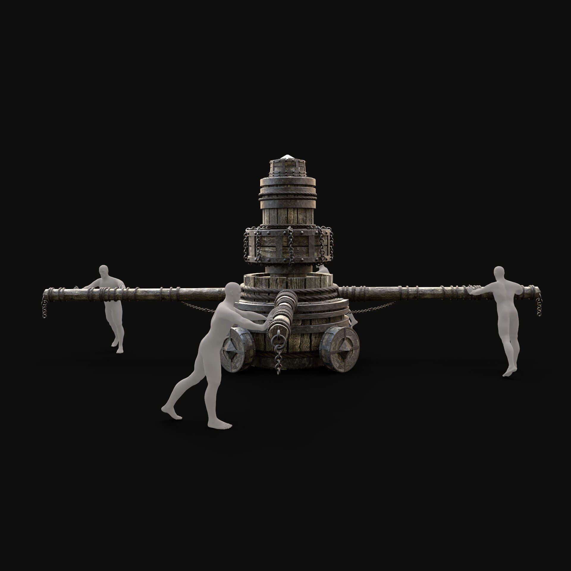 Quarry Mill Rock Crusher Machine - 3D Model by Enterables