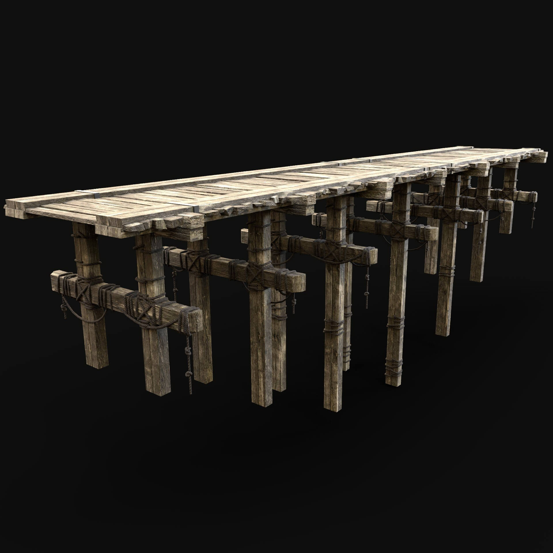 Medieval Bridge - 3D Model by Enterables