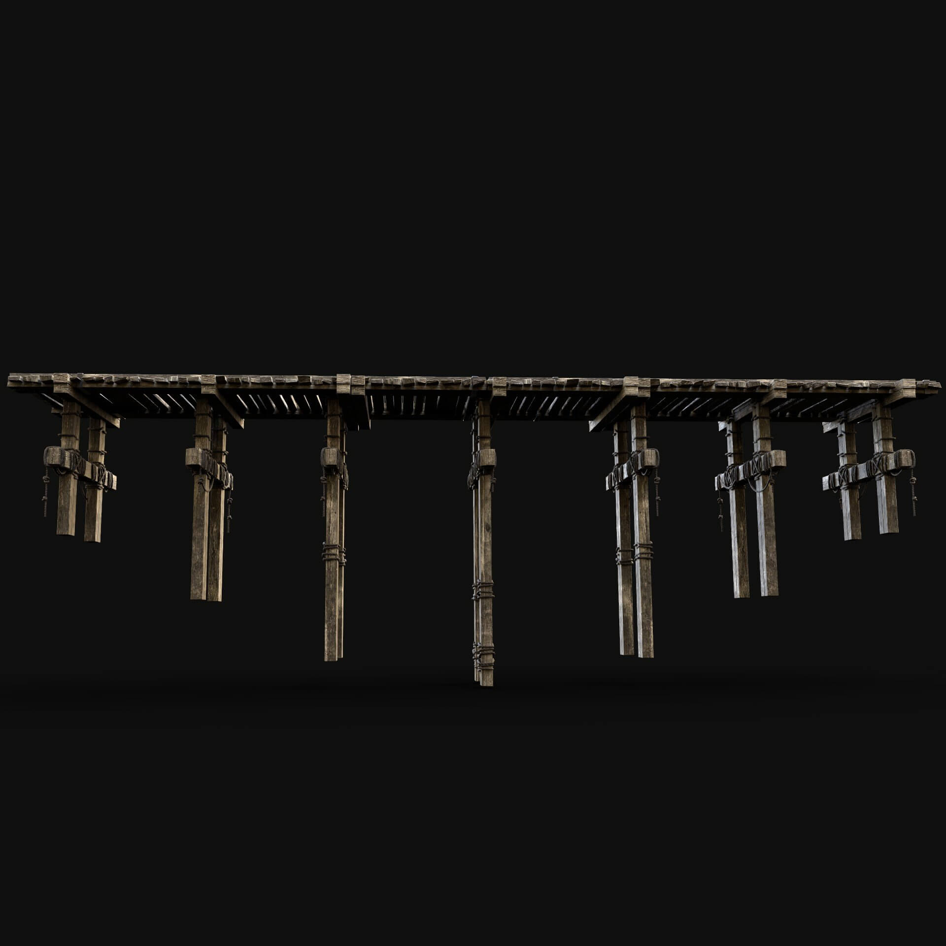 Medieval Bridge - 3D Model by Enterables