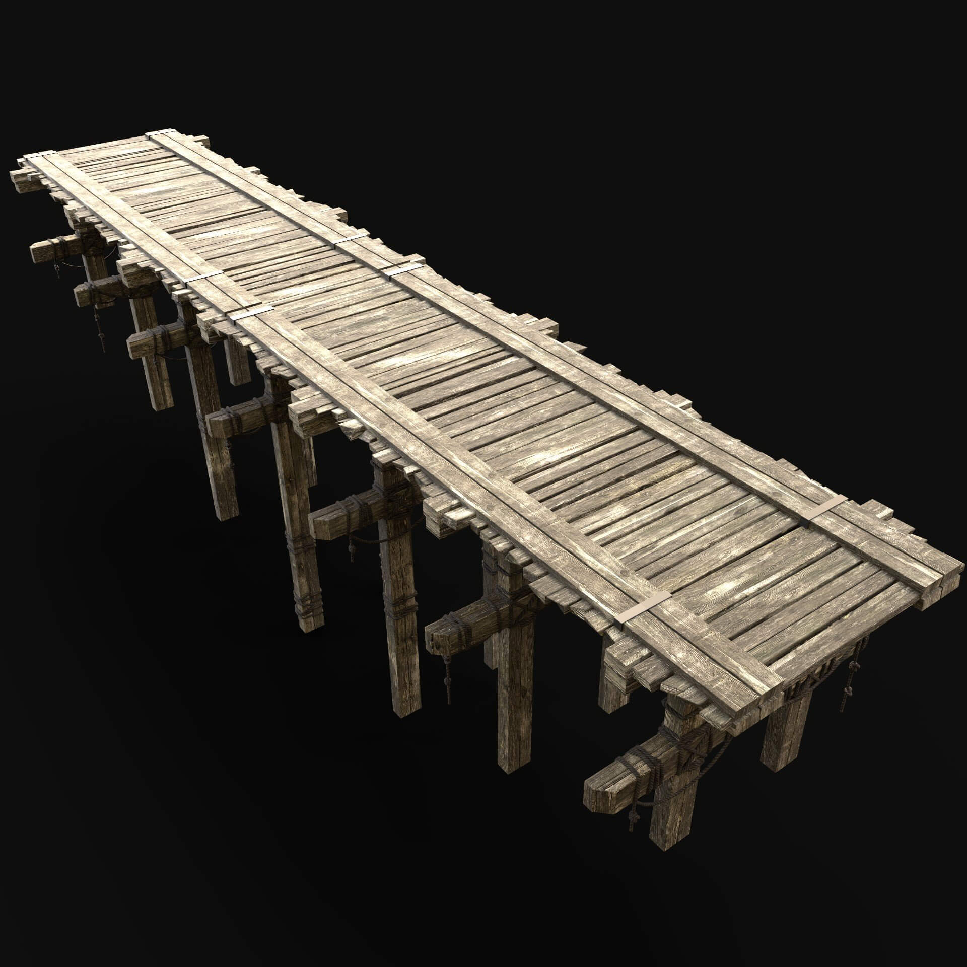 Medieval Bridge - 3D Model by Enterables