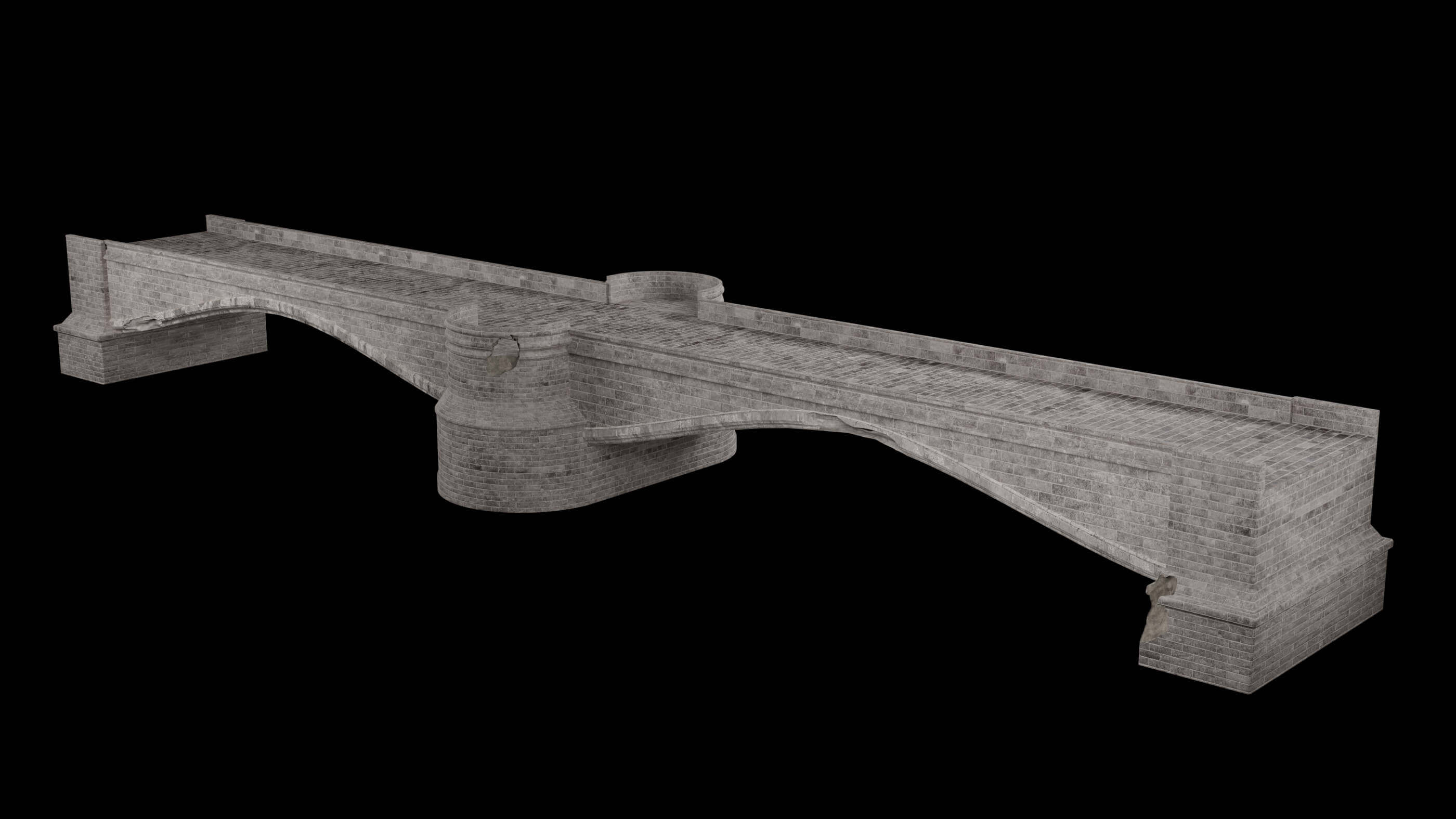 Roman Bridge Ancient Grece Collection - 3D Model by Enterables