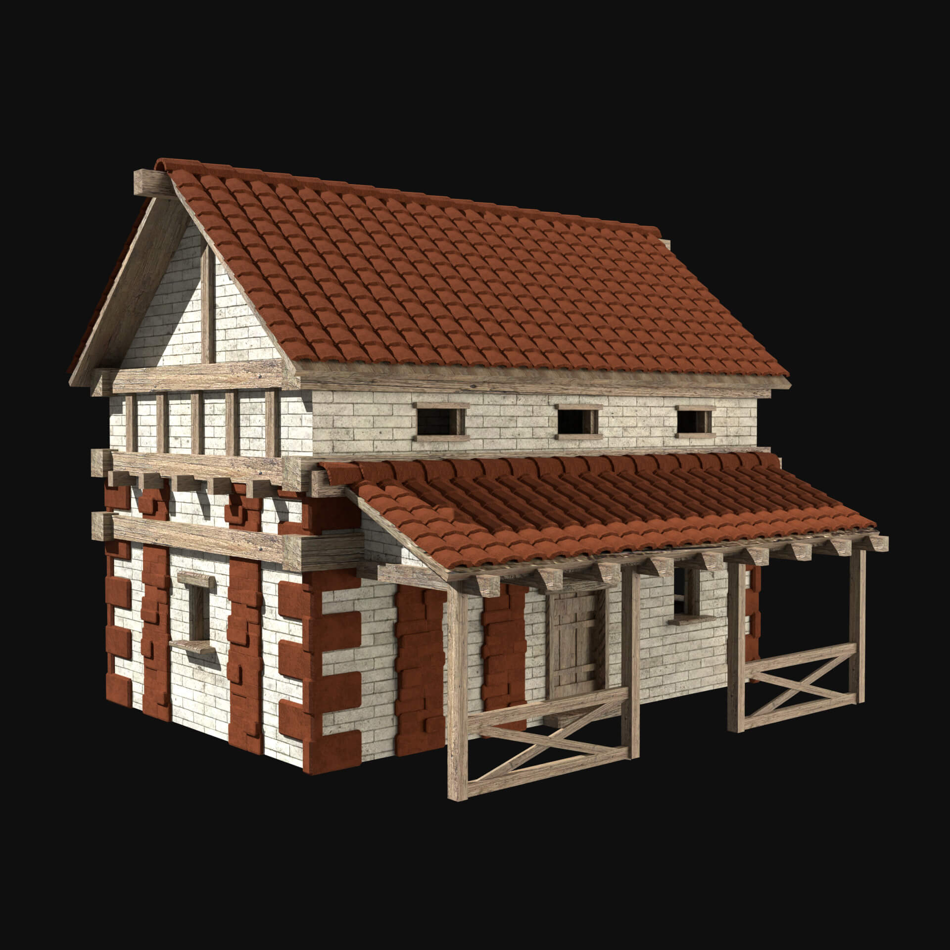 Roman Greek Ancient House Collection - 3D Model by Enterables