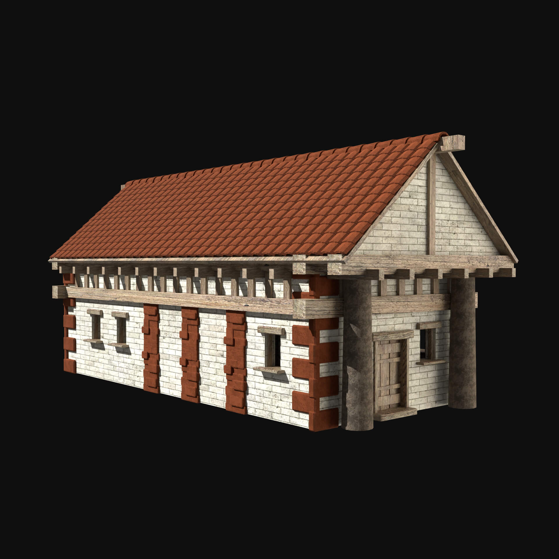 Roman Greek Ancient House Collection - 3D Model by Enterables