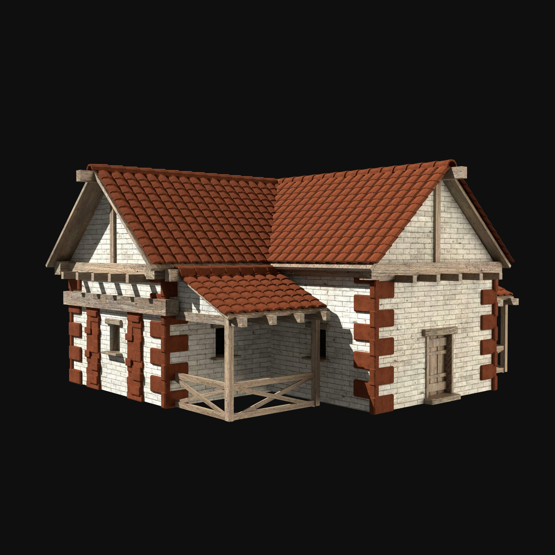 Roman Greek Ancient House Collection - 3D Model by Enterables