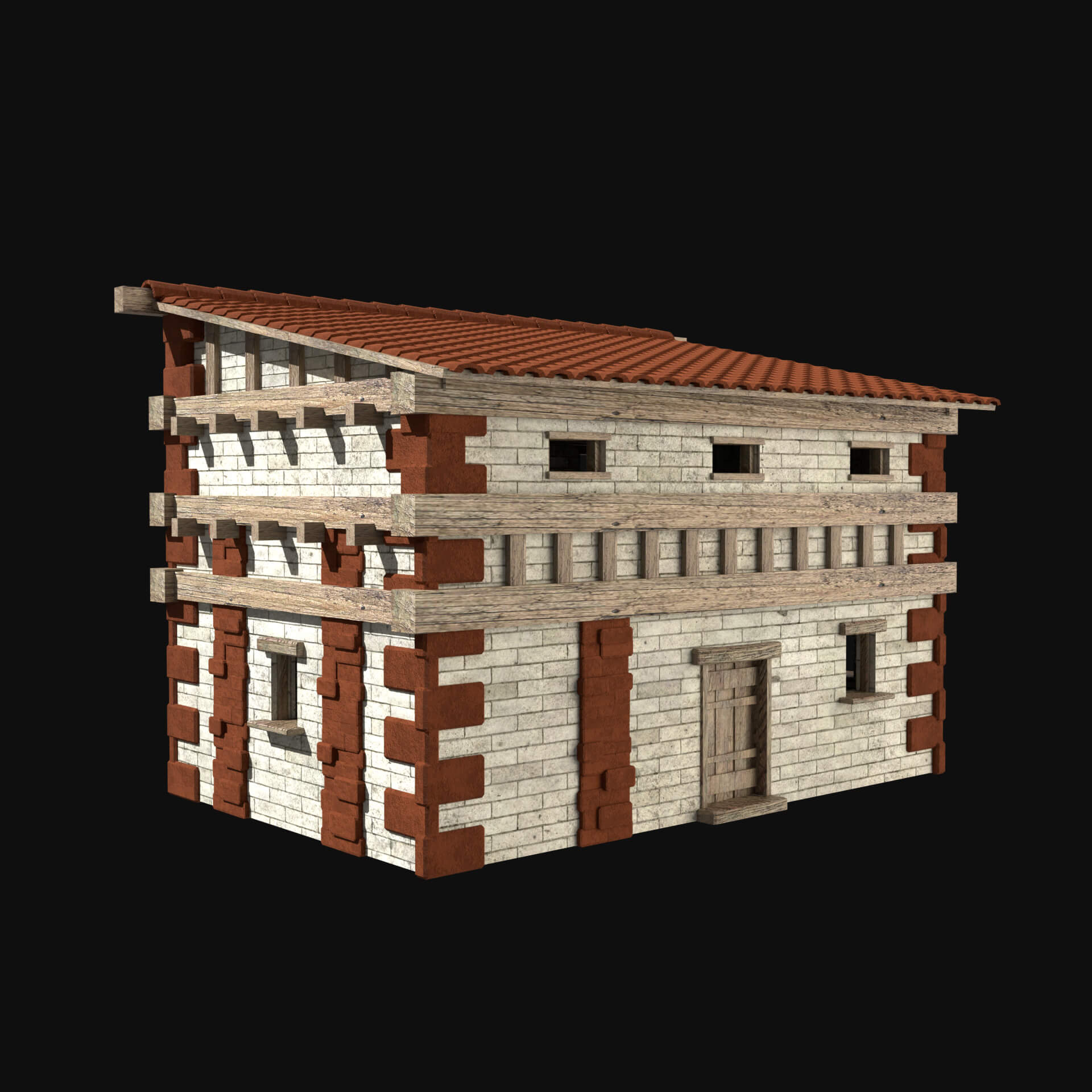 Roman Greek Ancient House Collection - 3D Model by Enterables