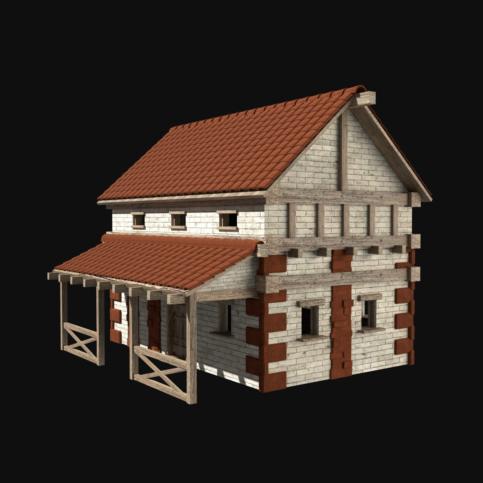 Roman Greek Ancient House Collection - 3D Model by Enterables