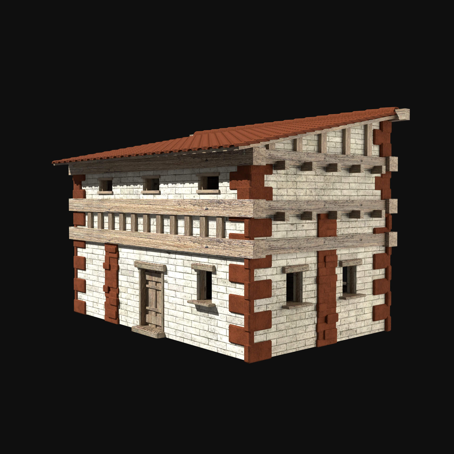 Roman Greek Ancient House Collection - 3D Model by Enterables