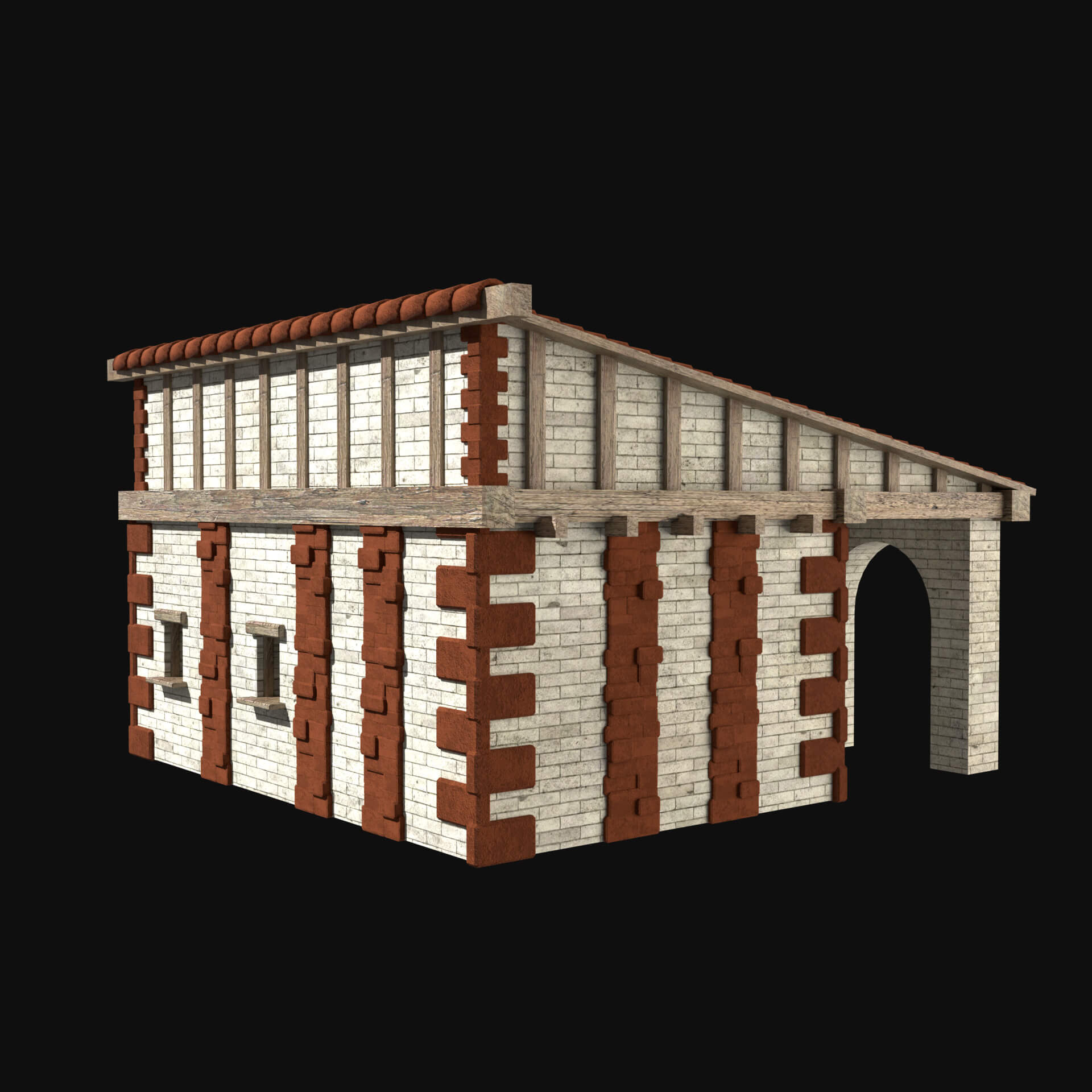 Roman Greek Ancient House Collection - 3D Model by Enterables