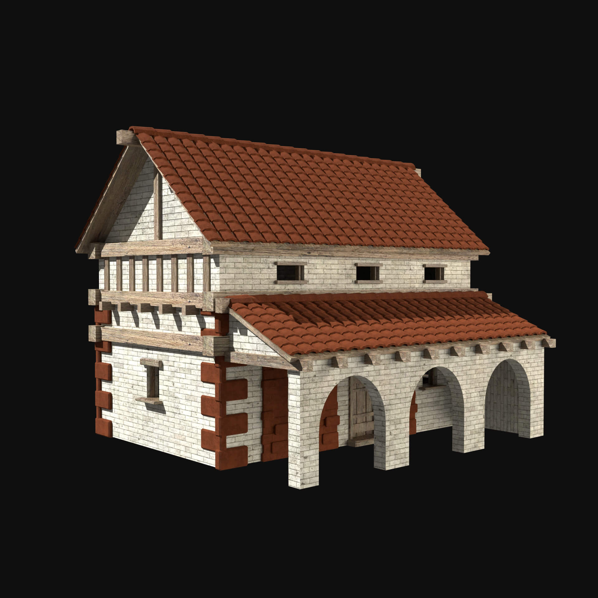 Roman Greek Ancient House Collection - 3D Model by Enterables