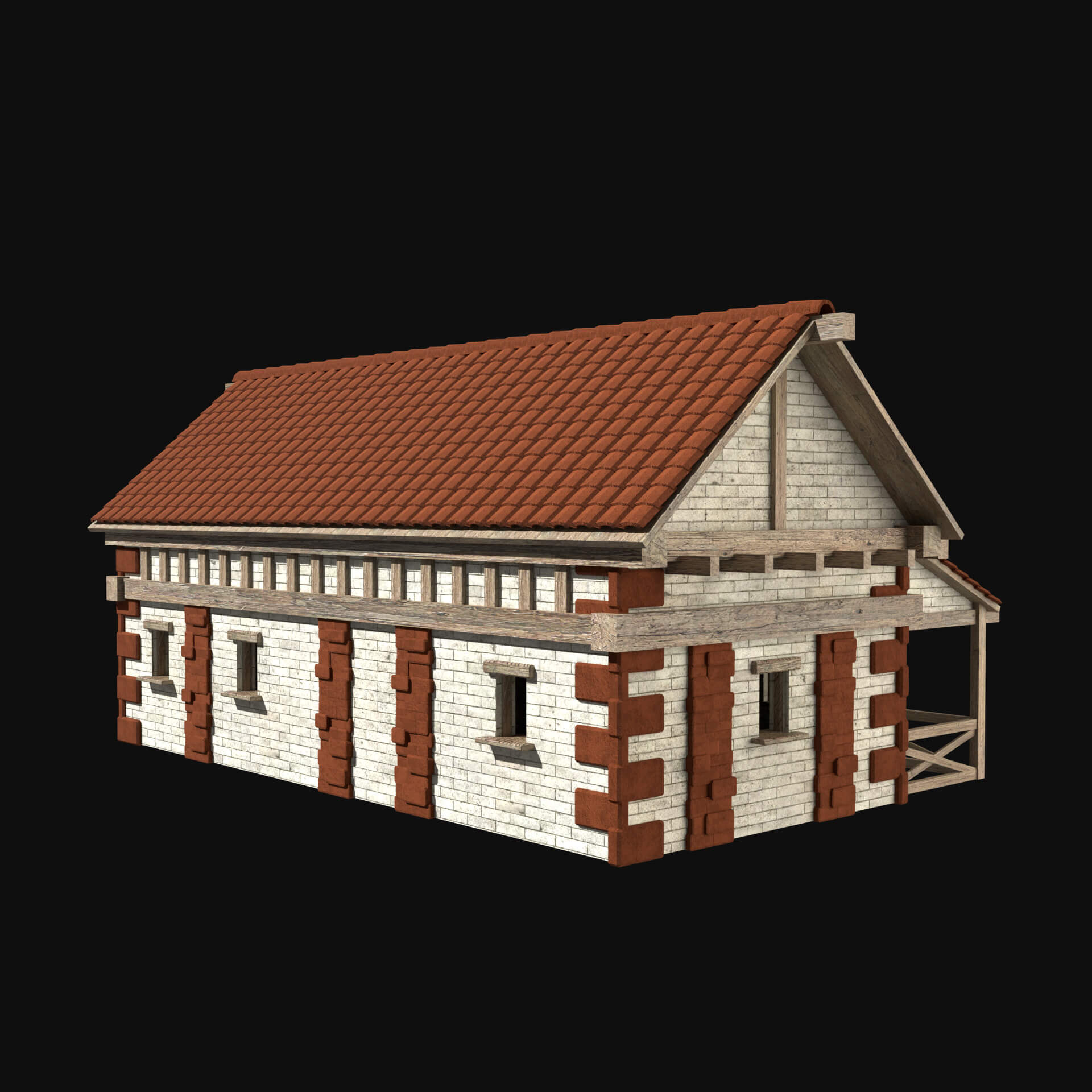 Roman Greek Ancient House Collection - 3D Model by Enterables