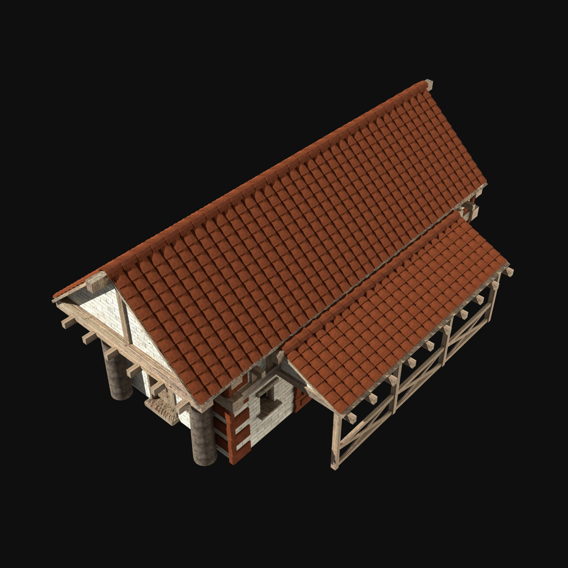 Roman Greek Ancient House Collection - 3D Model by Enterables