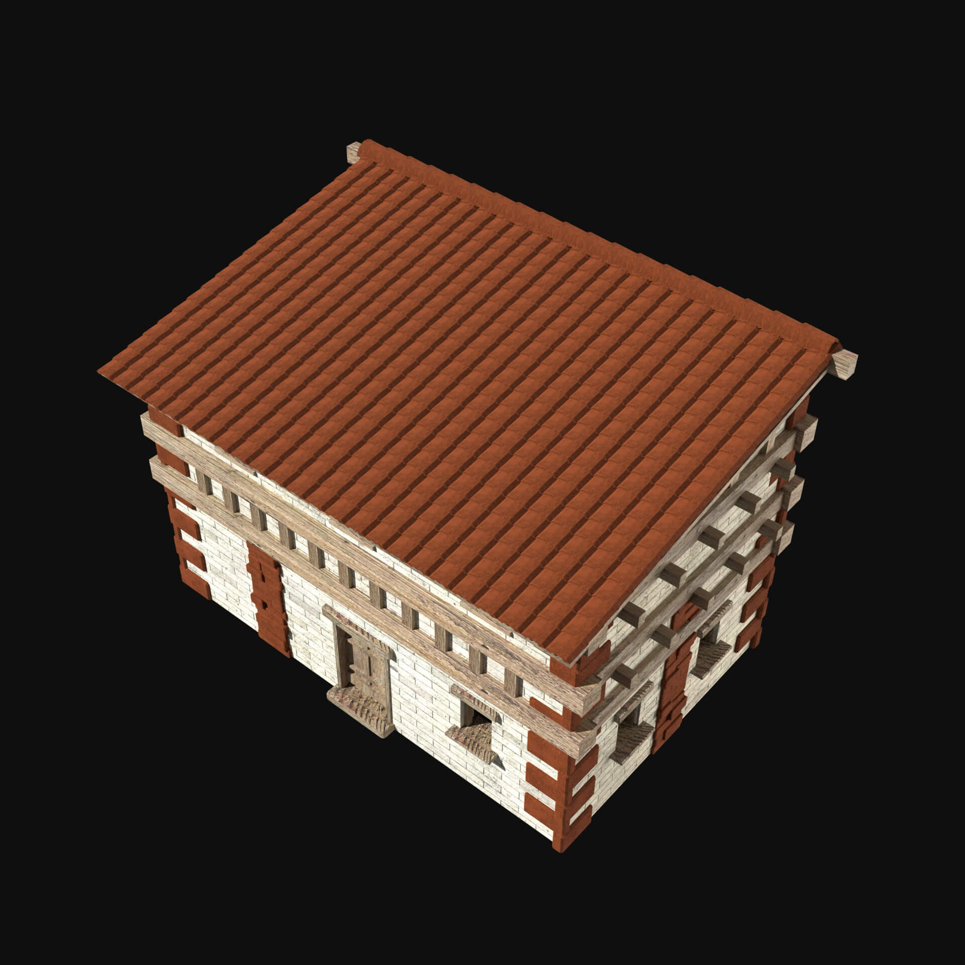 Roman Greek Ancient House Collection - 3D Model by Enterables