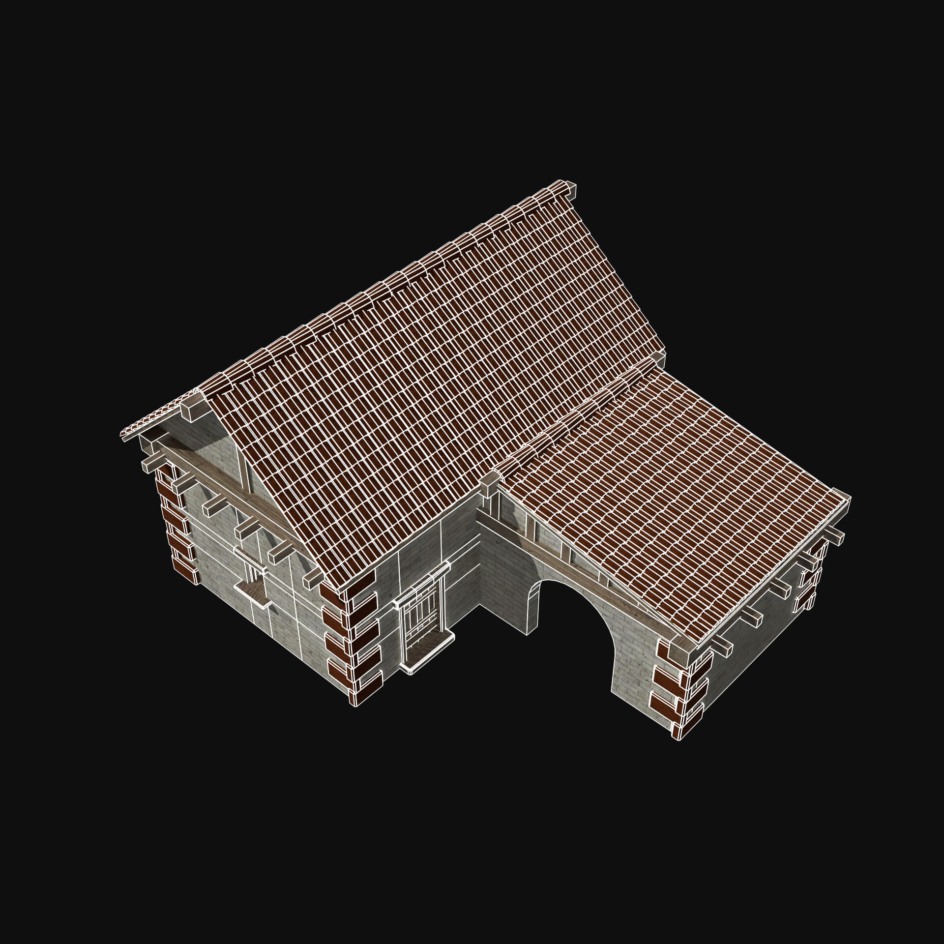 Roman Greek Ancient House Collection - 3D Model by Enterables