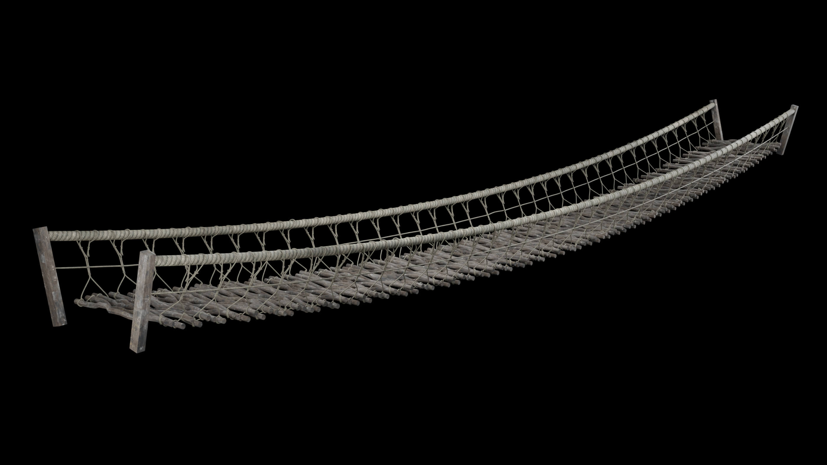 Rope Bridge Jungle Collection - 3D Model by Enterables