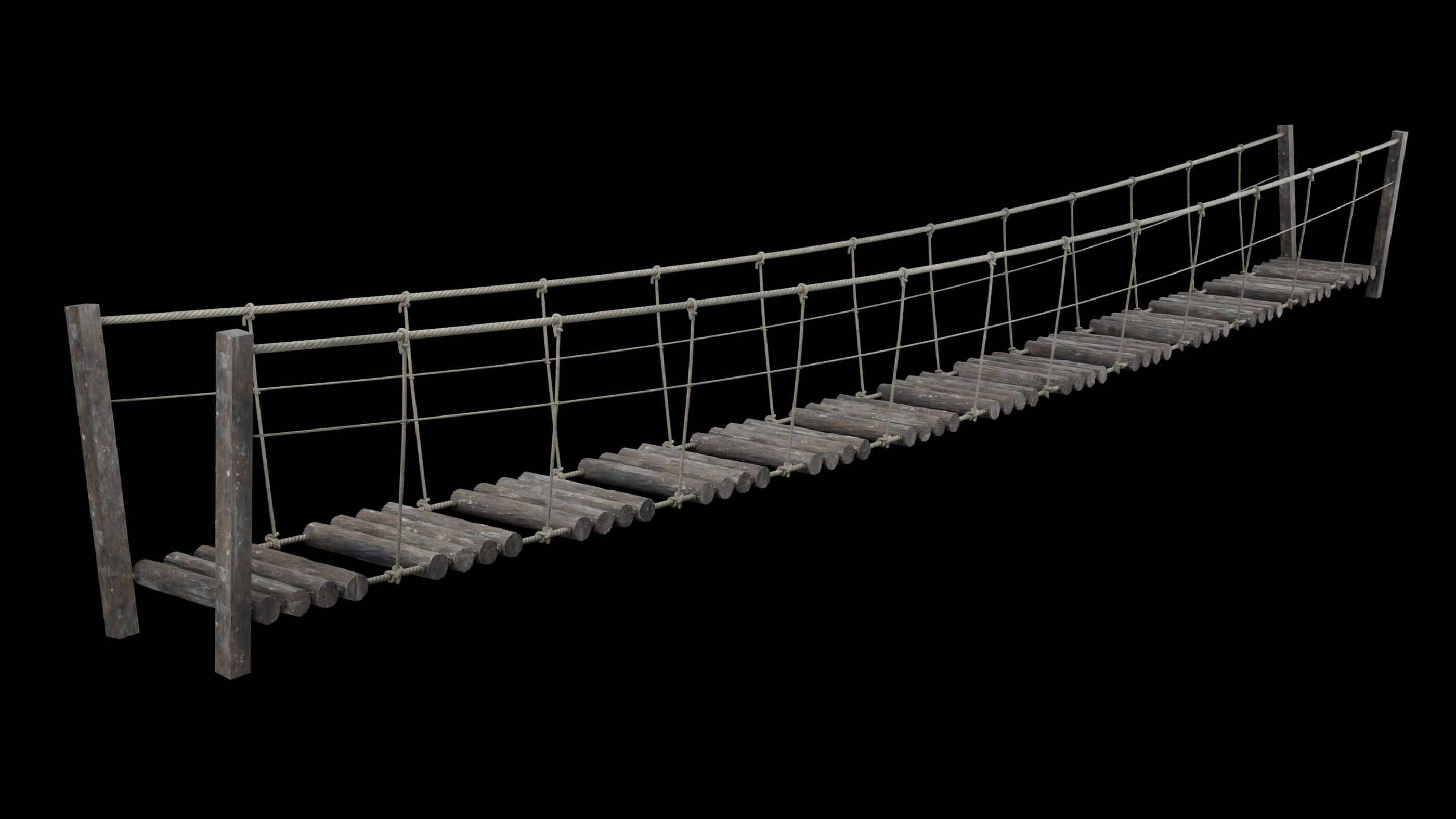 Rope Bridge Jungle Collection - 3D Model by Enterables