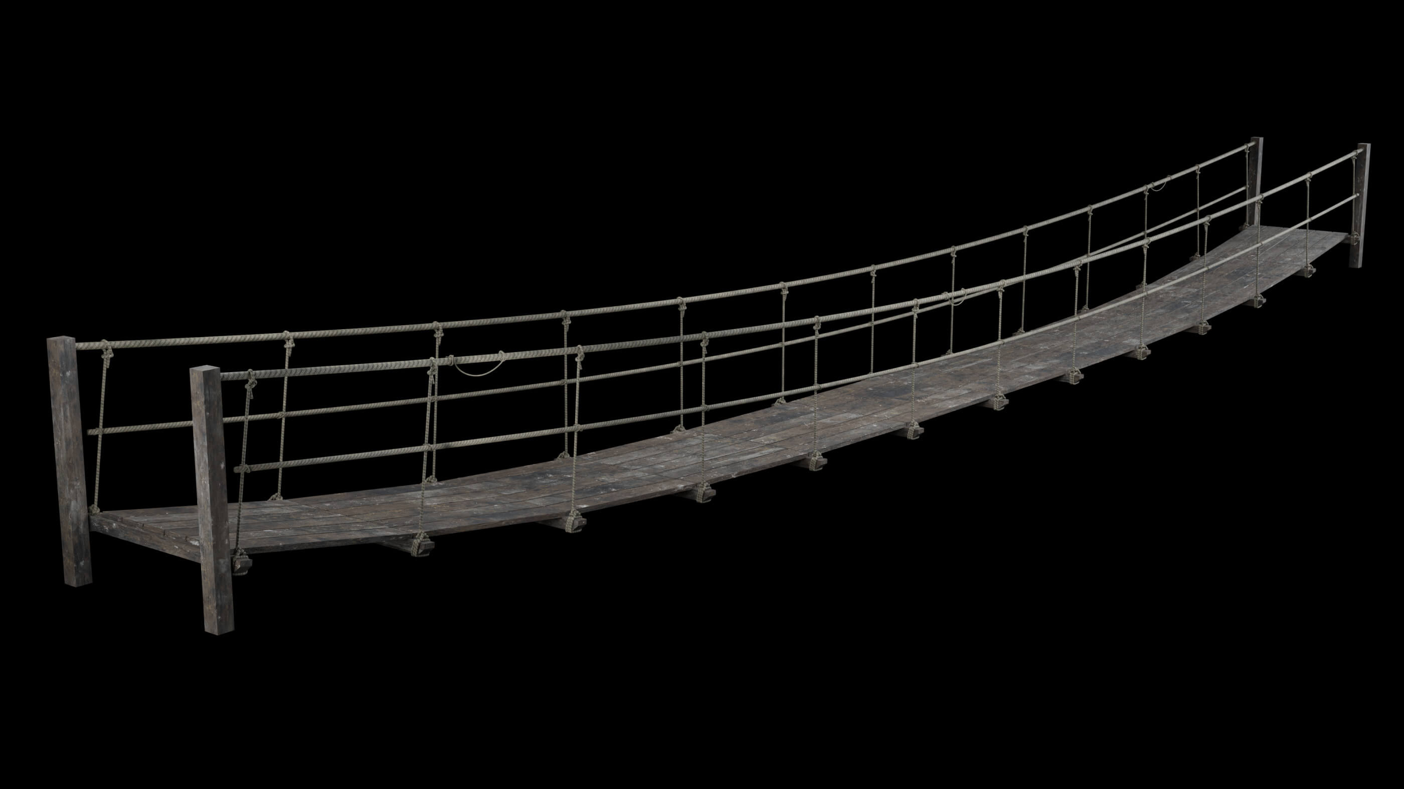 Rope Bridge Jungle Collection - 3D Model by Enterables