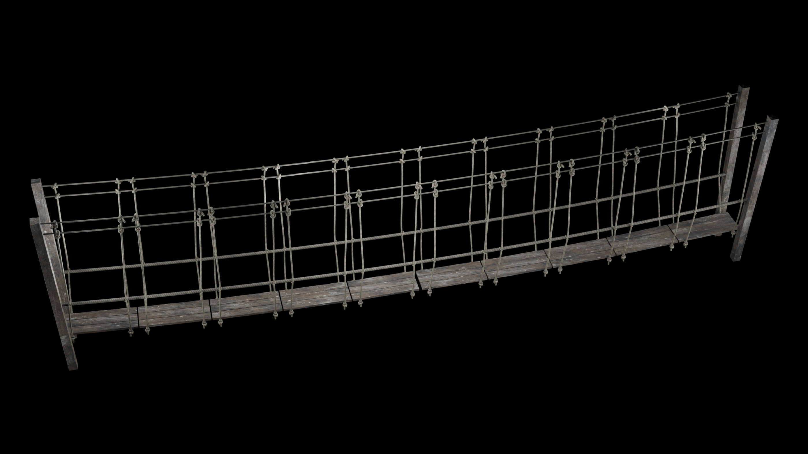 Rope Bridge Jungle Collection - 3D Model by Enterables