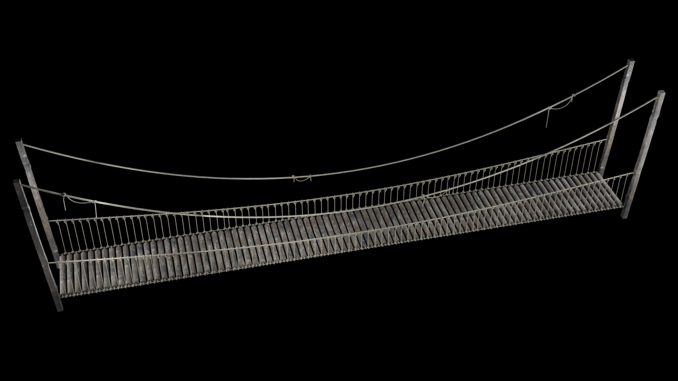 Rope Bridge Jungle Collection - 3D Model by Enterables