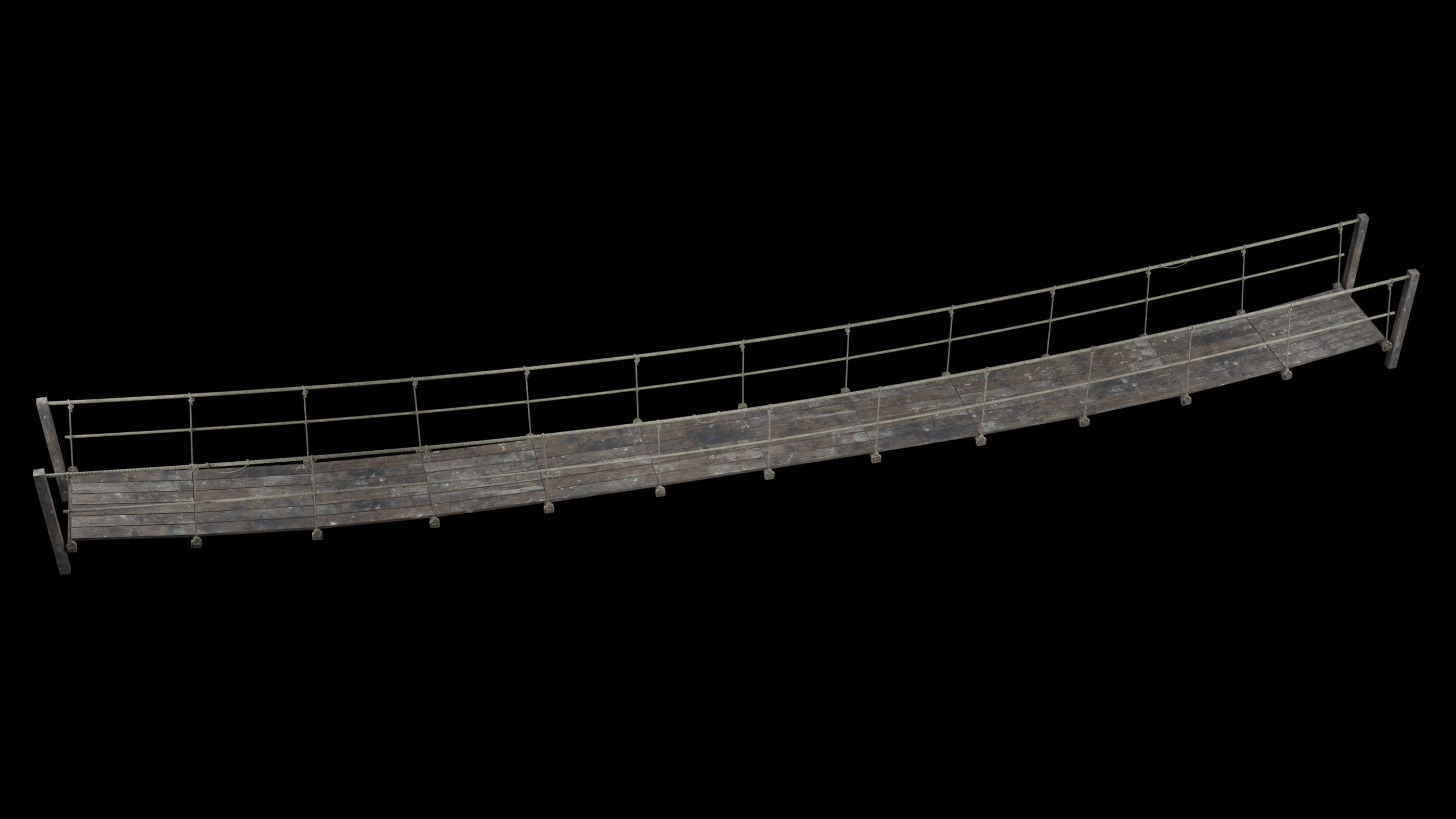 Rope Bridge Jungle Collection - 3D Model by Enterables