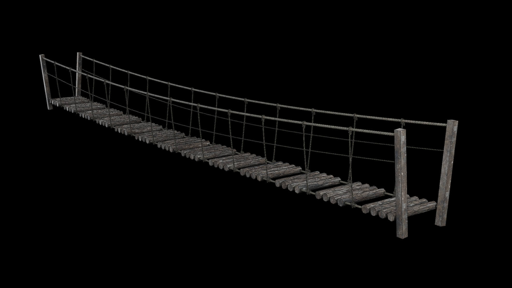 Rope Bridge Jungle Collection - 3D Model by Enterables