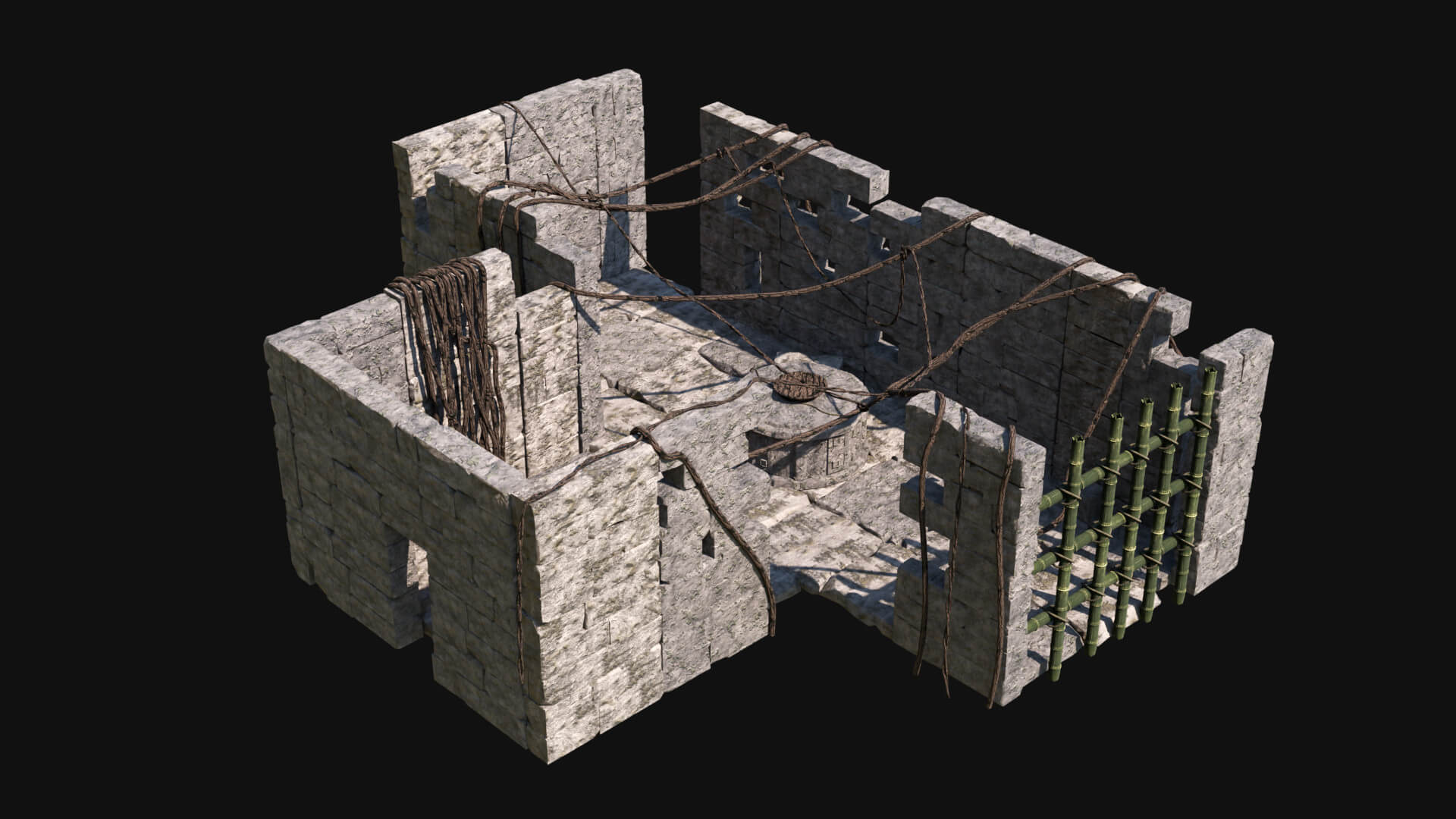 Sacrifice Altar Jungle Cult Places - 3D Model by Enterables