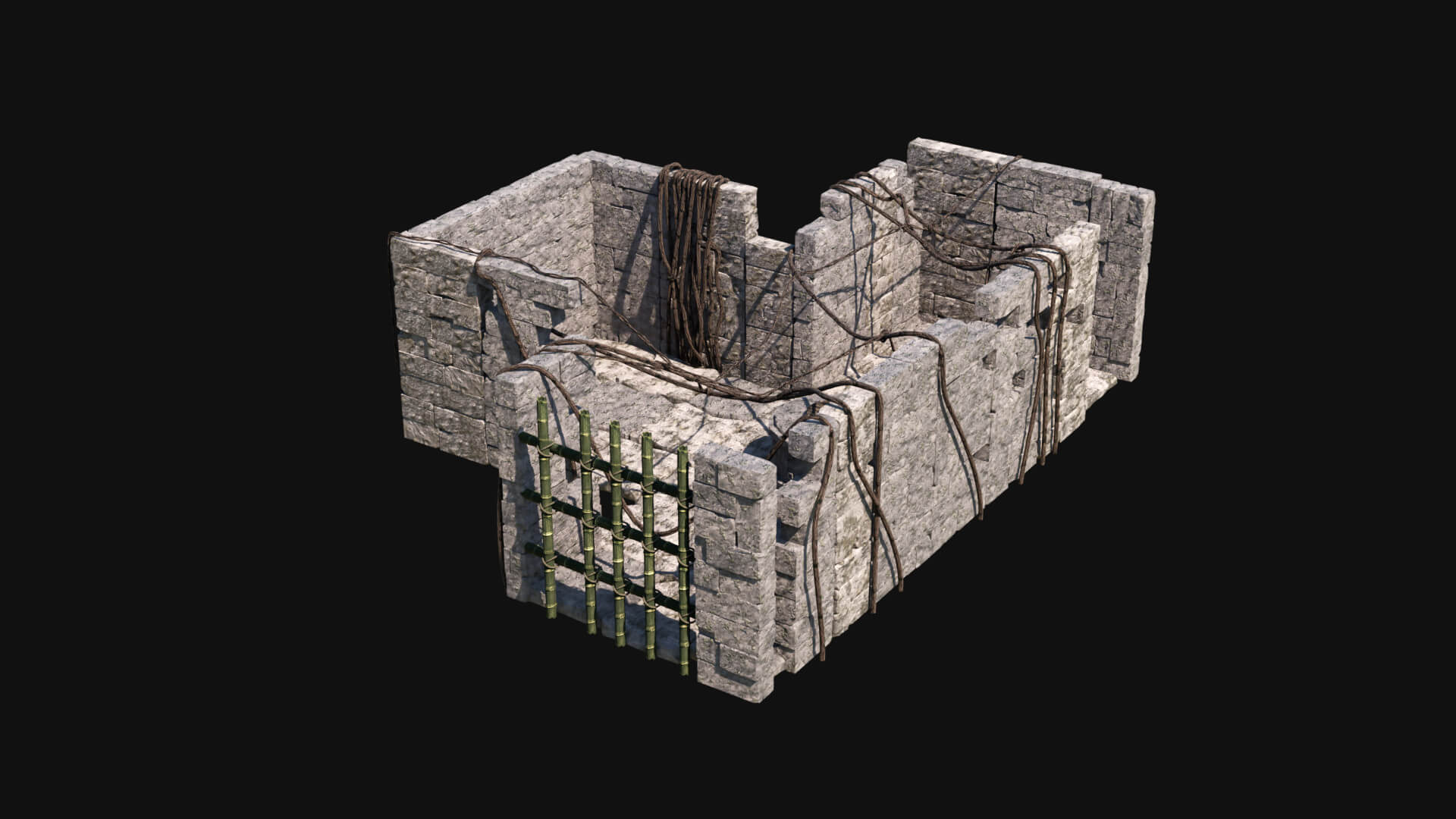 Sacrifice Altar Jungle Cult Places - 3D Model by Enterables