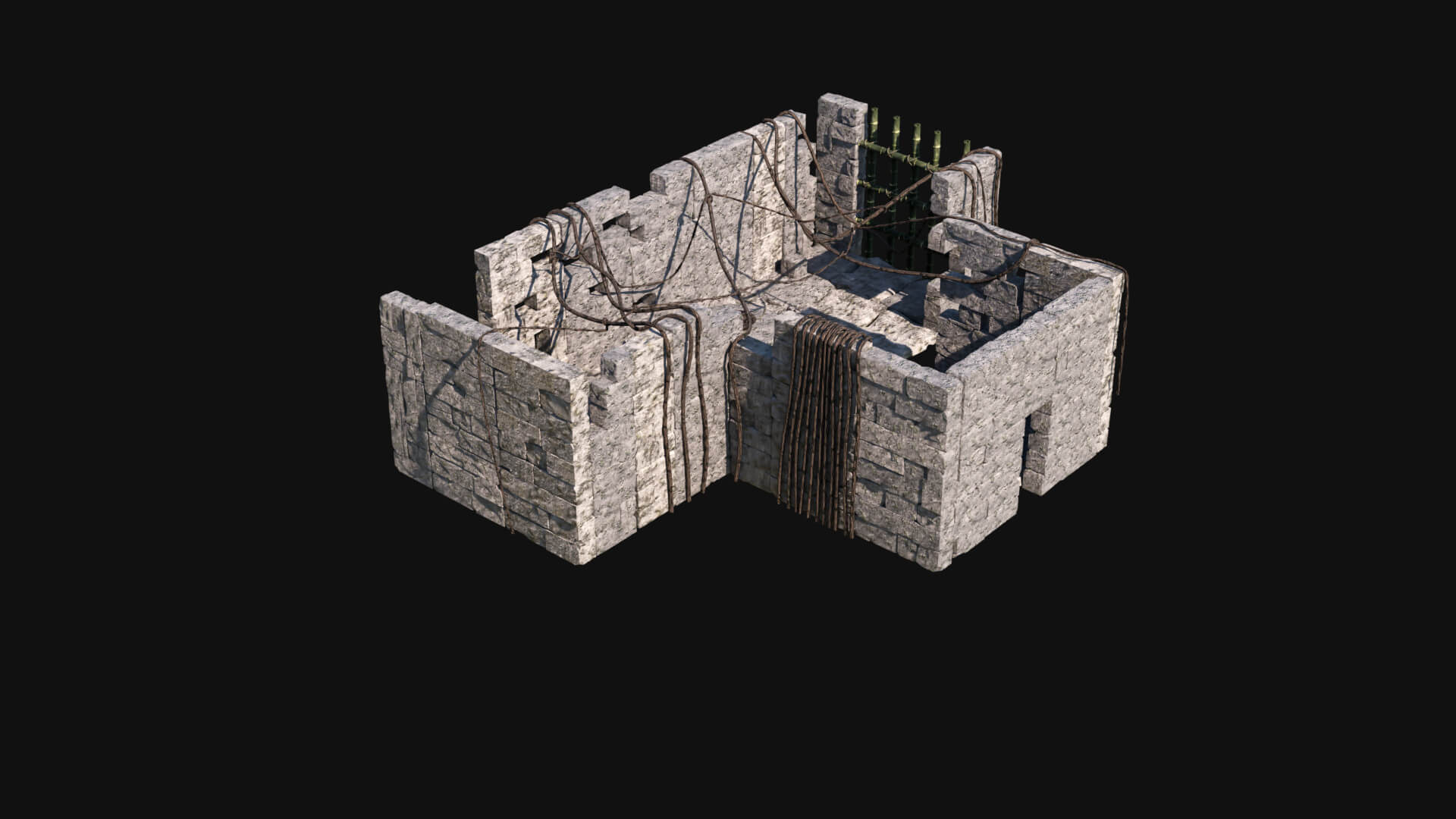 Sacrifice Altar Jungle Cult Places - 3D Model by Enterables