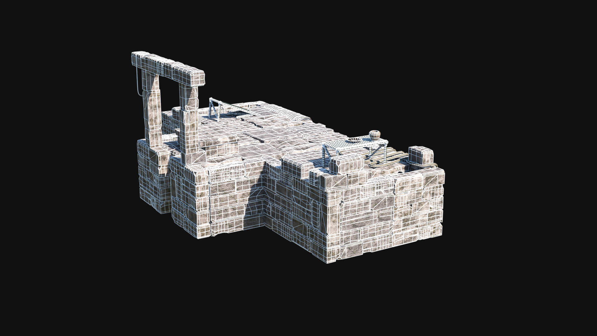 Sacrifice Altar Jungle Cult Places - 3D Model by Enterables