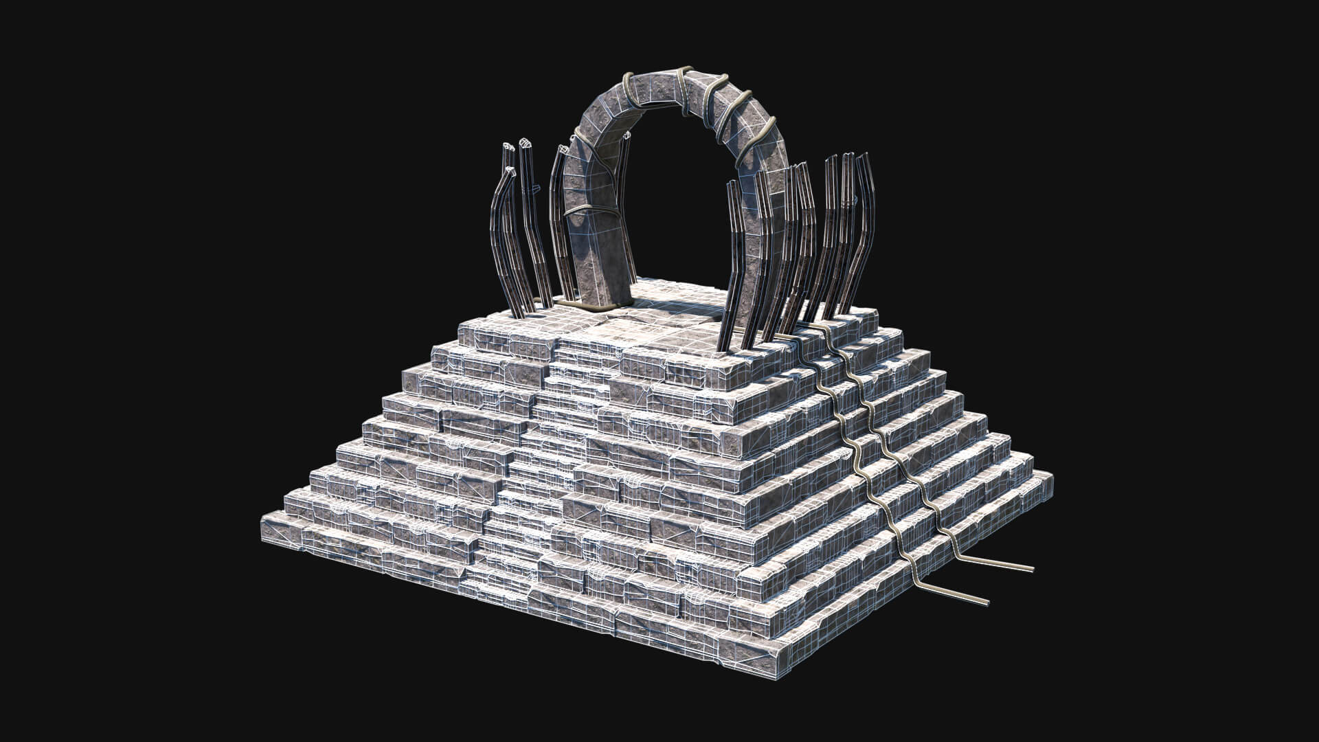 Sacrifice Altar Jungle Cult Places - 3D Model by Enterables