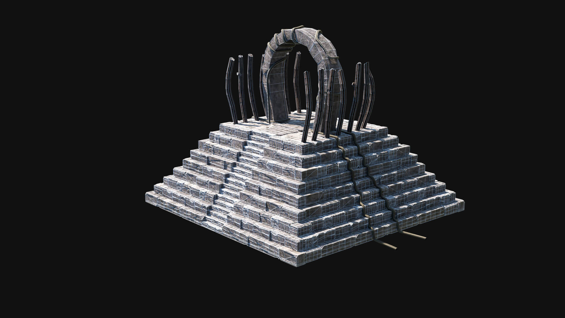 Sacrifice Altar Jungle Cult Places - 3D Model by Enterables