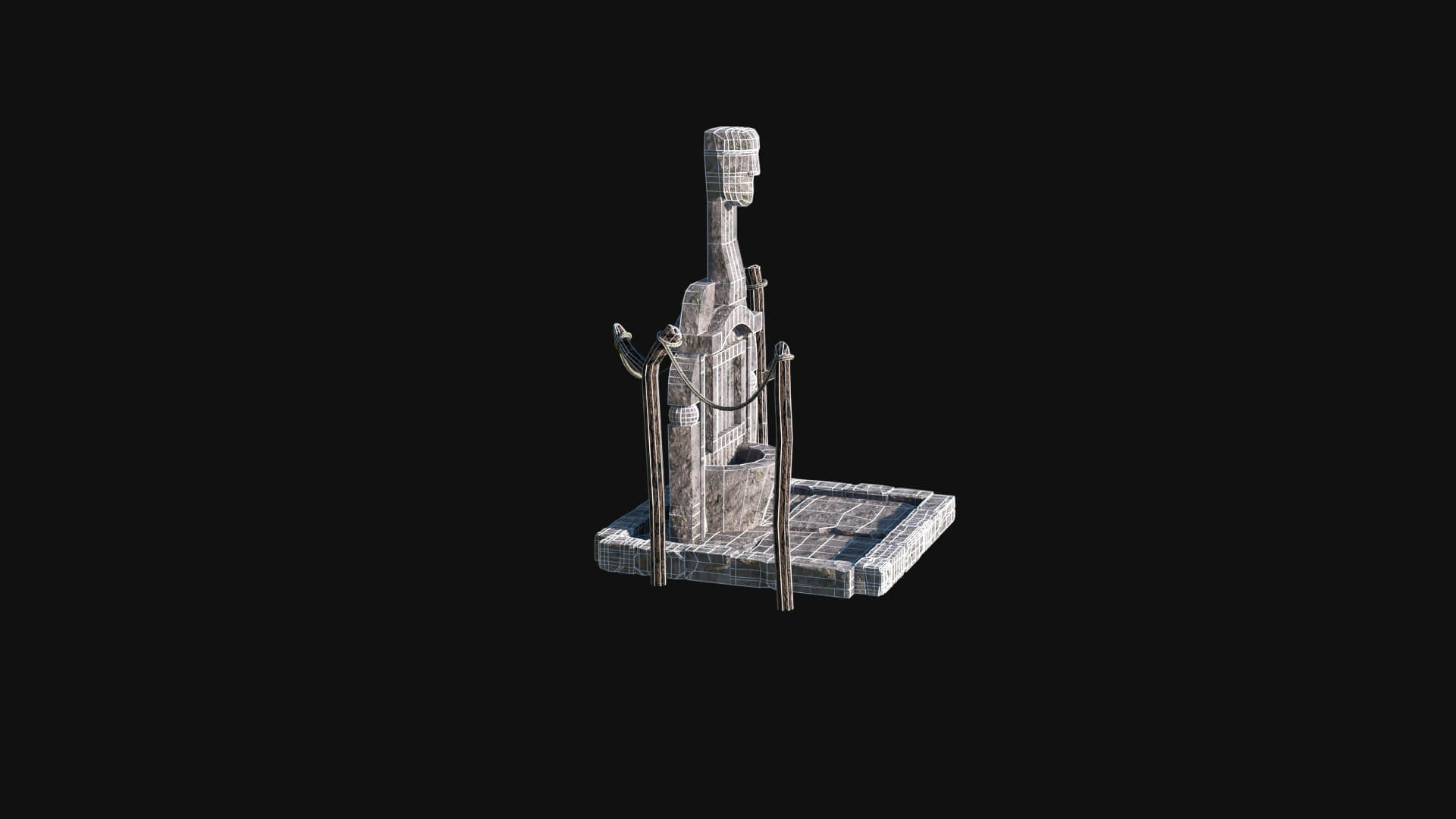 Sacrifice Altar Jungle Cult Places - 3D Model by Enterables