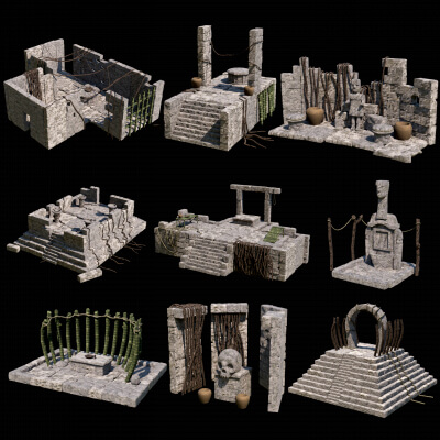3D Models | Structures | Altars | RenderHub