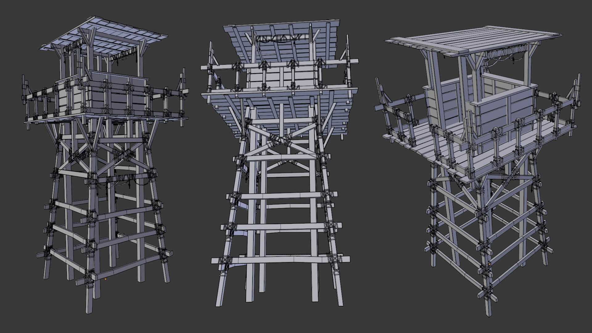 Scout Watchtower - 3D Model by Enterables