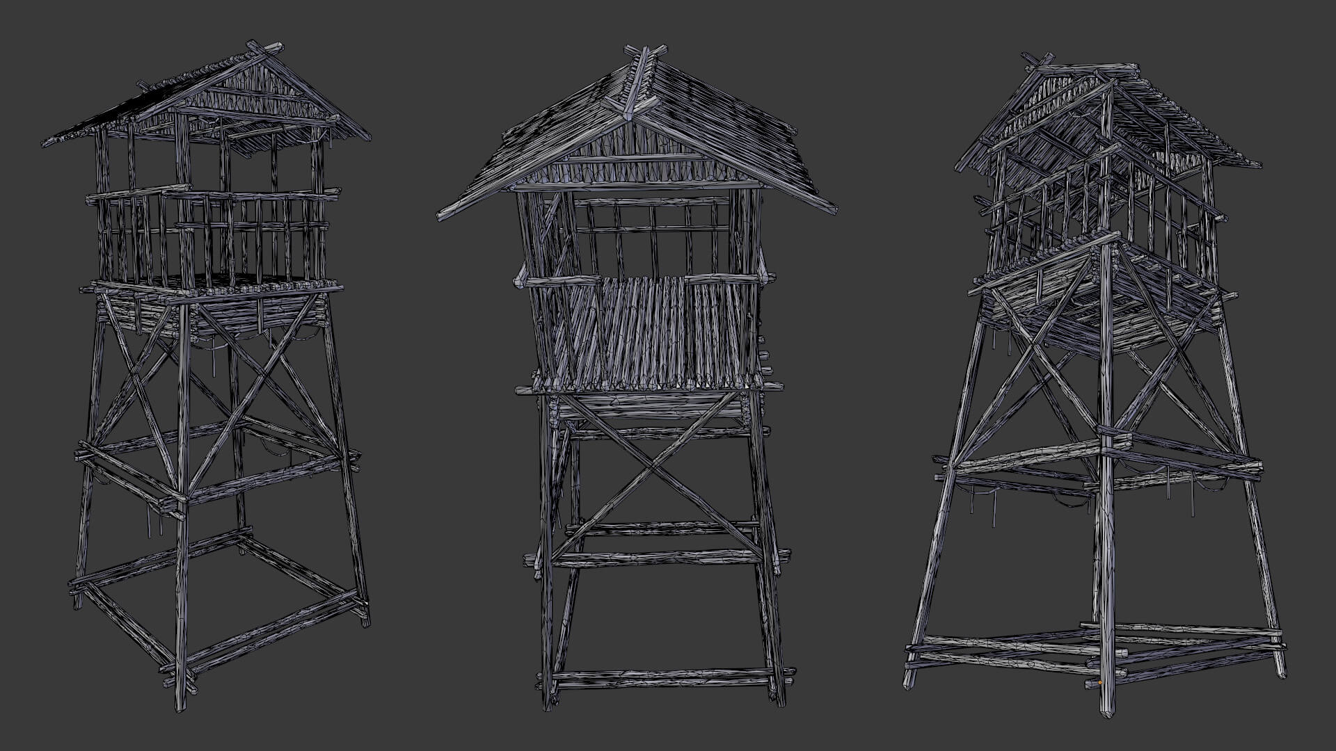 Scouttower Watchtower - 3D Model by Enterables