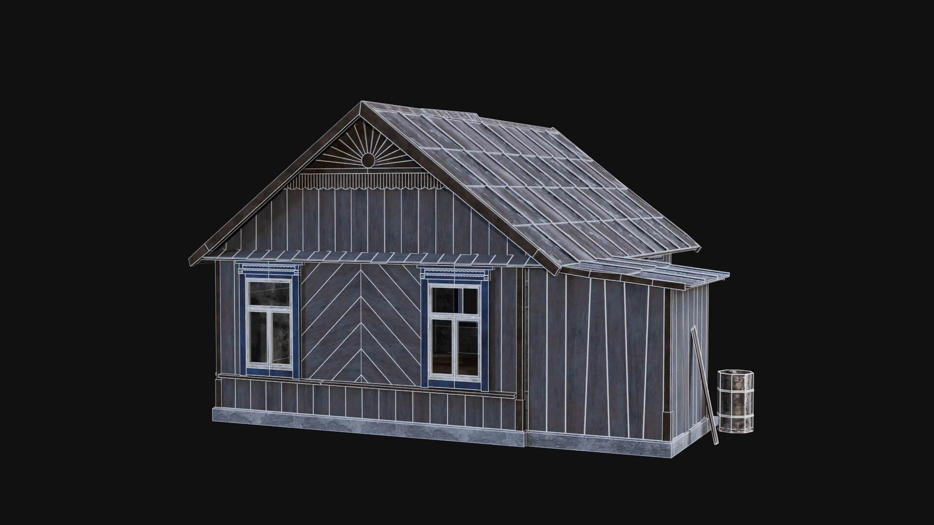 Soviet Russian European House Cabin Collection - 3D Model by Enterables