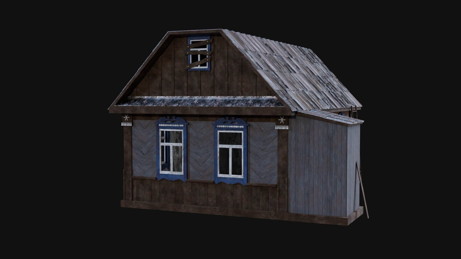 Soviet Russian European House Cabin Collection - 3D Model by Enterables