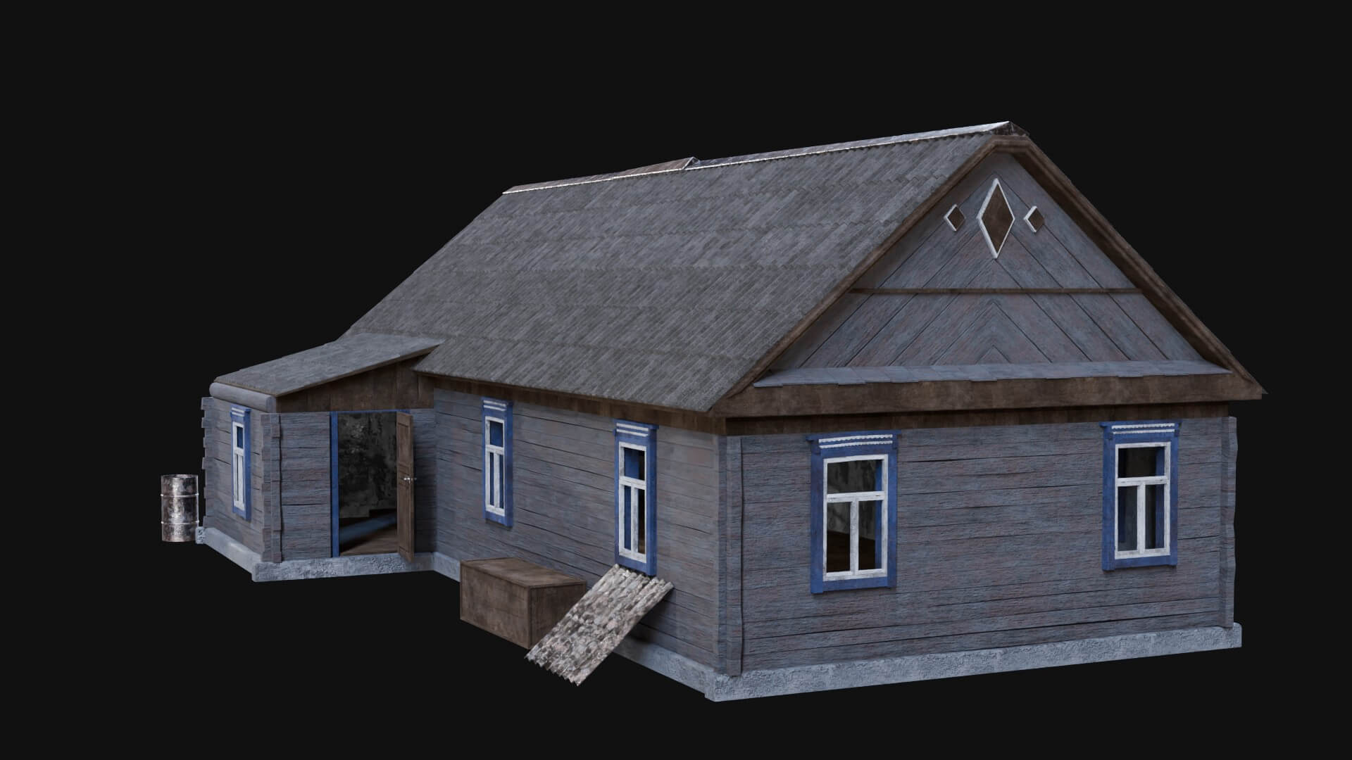 Soviet Russian European House Cabin Collection - 3D Model by Enterables
