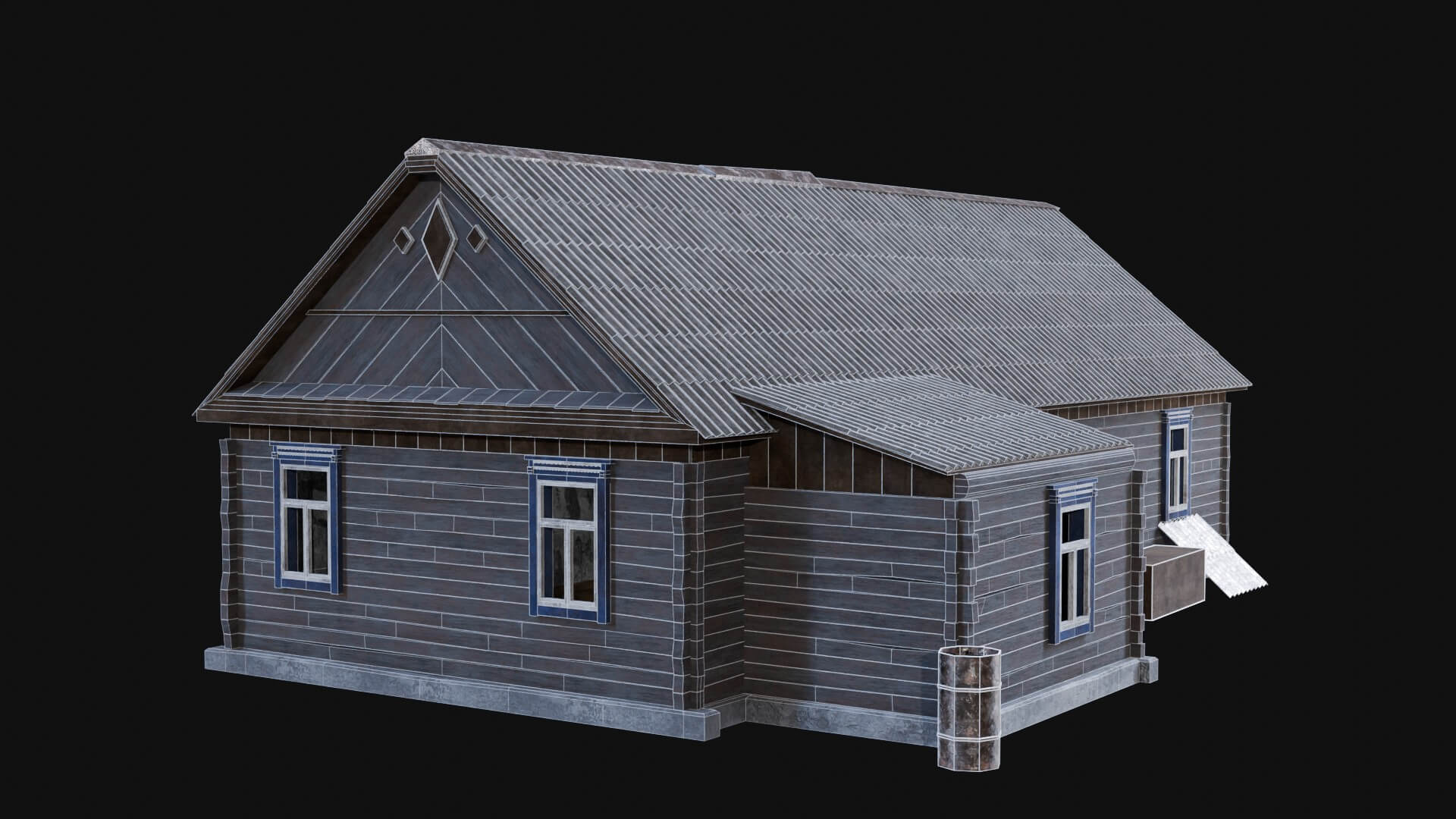 Soviet Russian European House Cabin Collection - 3D Model by Enterables