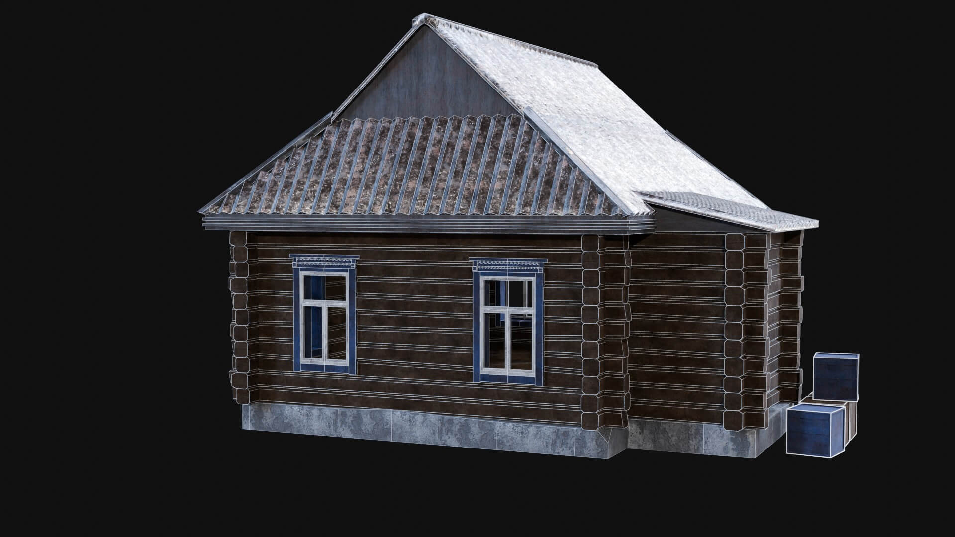 Soviet Russian European House Cabin Collection - 3D Model by Enterables