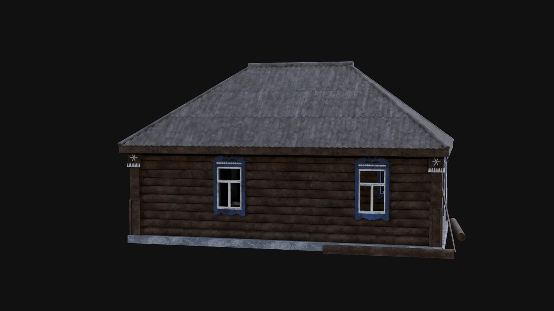 Soviet Russian European House Cabin Collection - 3D Model by Enterables