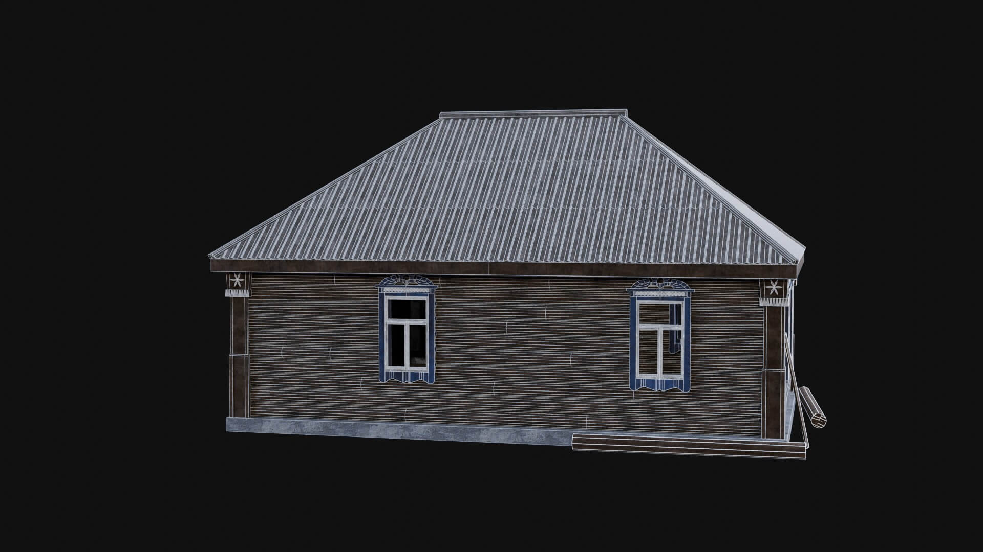 Soviet Russian European House Cabin Collection - 3D Model by Enterables